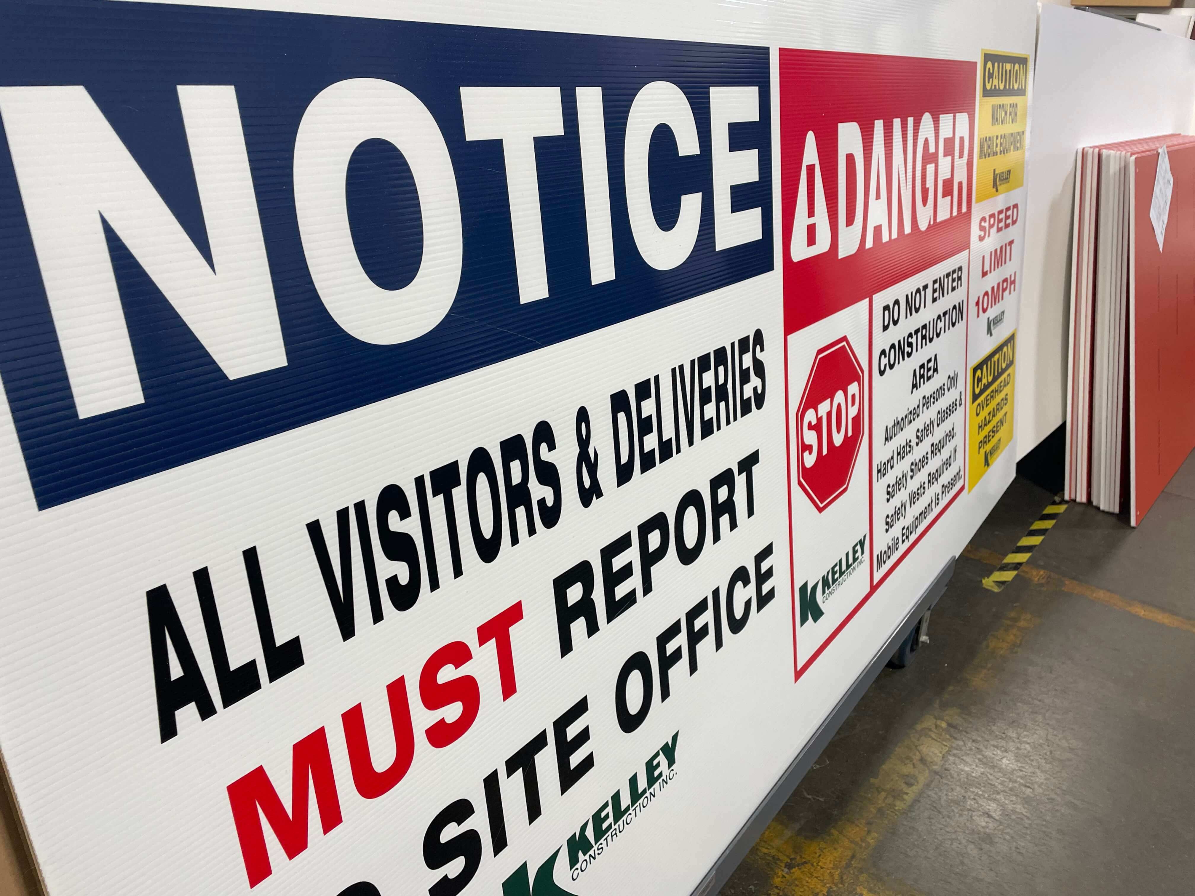 Construction Signage Solutions at HighNote